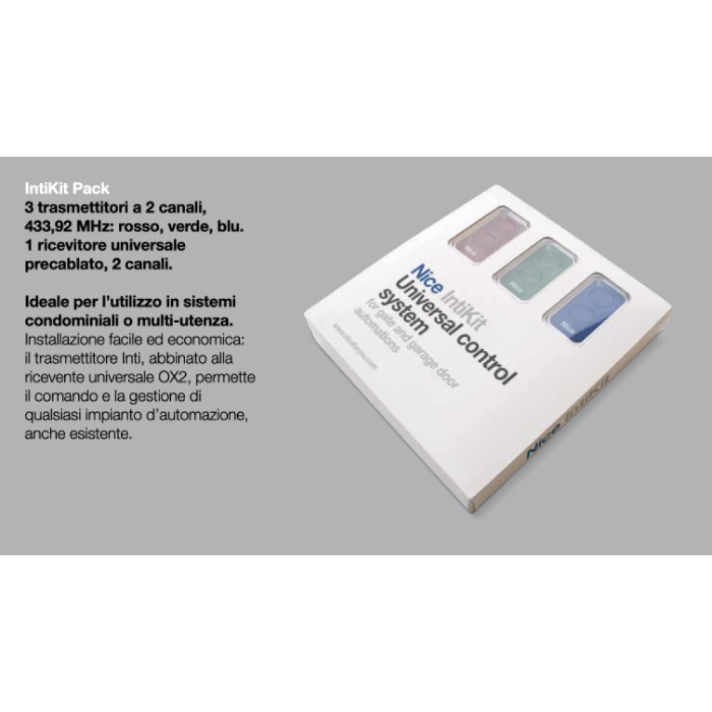 Nice IntiKit - Fernbedienungen und Empfänger - Bester Preis
